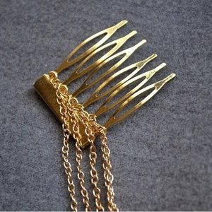 BVictorious | Accessories | Gold Princess Hair Chain Chain Crown Tiara ...